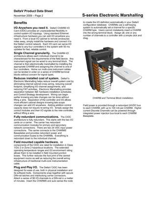 DeltaV Electronic Marshalling | PDF