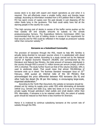 The PDS System in Kerala:A Review | PDF