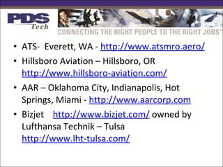 PDS Tech Inc. Aviation Services | PPT