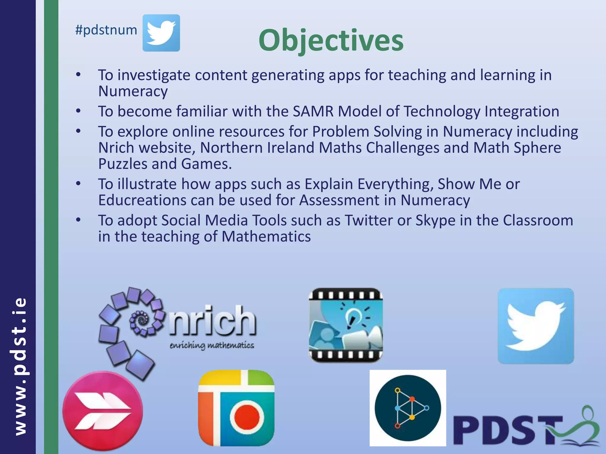 PDST Numeracy Conference | POTX