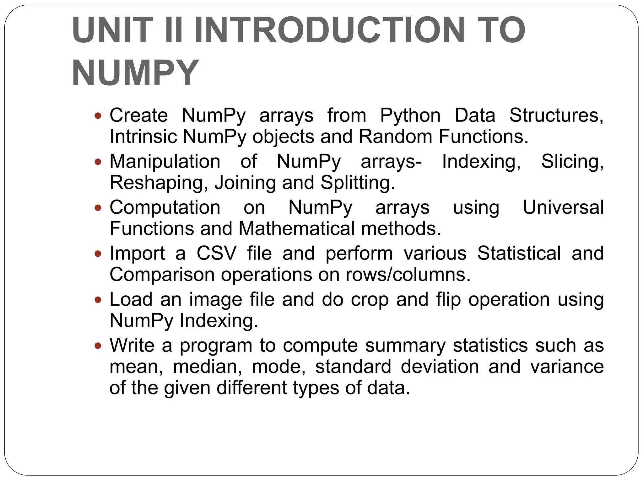 PDS Unit - 1 Introdiction to DS.ppt | Databases | Computer Software and Applications