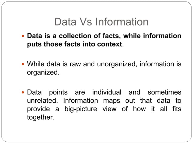 PDS Unit - 1 Introdiction to DS.ppt | Databases | Computer Software and Applications