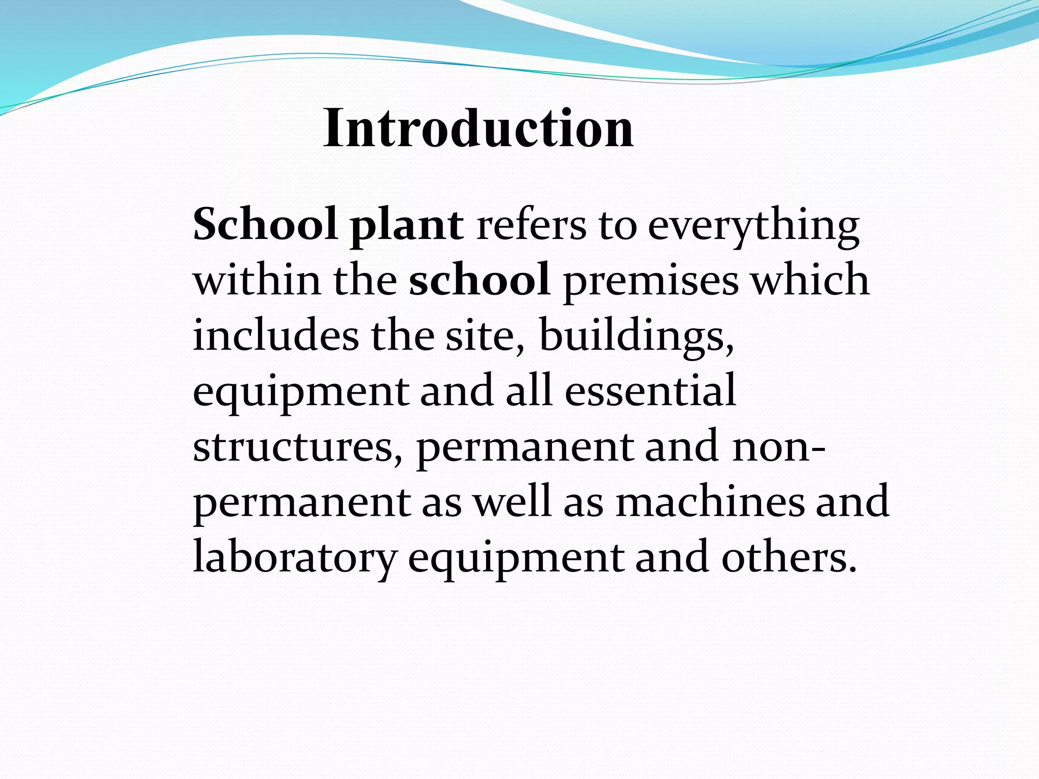 SCHOOL PLANT MANAGEMENT | PPTX