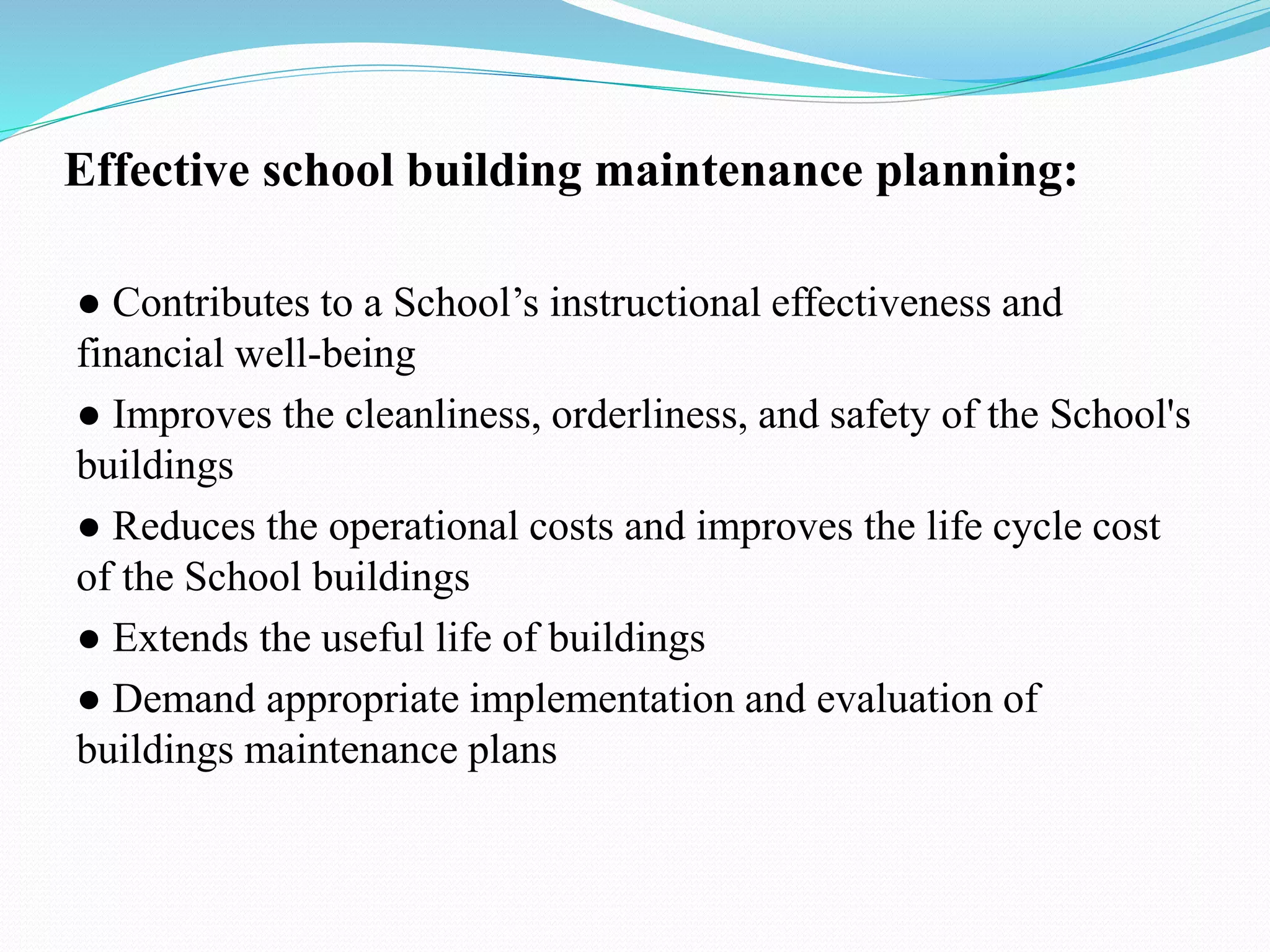 SCHOOL PLANT MANAGEMENT | PPTX