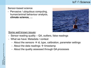 PDT: Personal Data from Things, and its provenance | PPT
