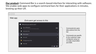 Pitch Deck Teardown: CommandBar's $4.8M Seed deck | PDF