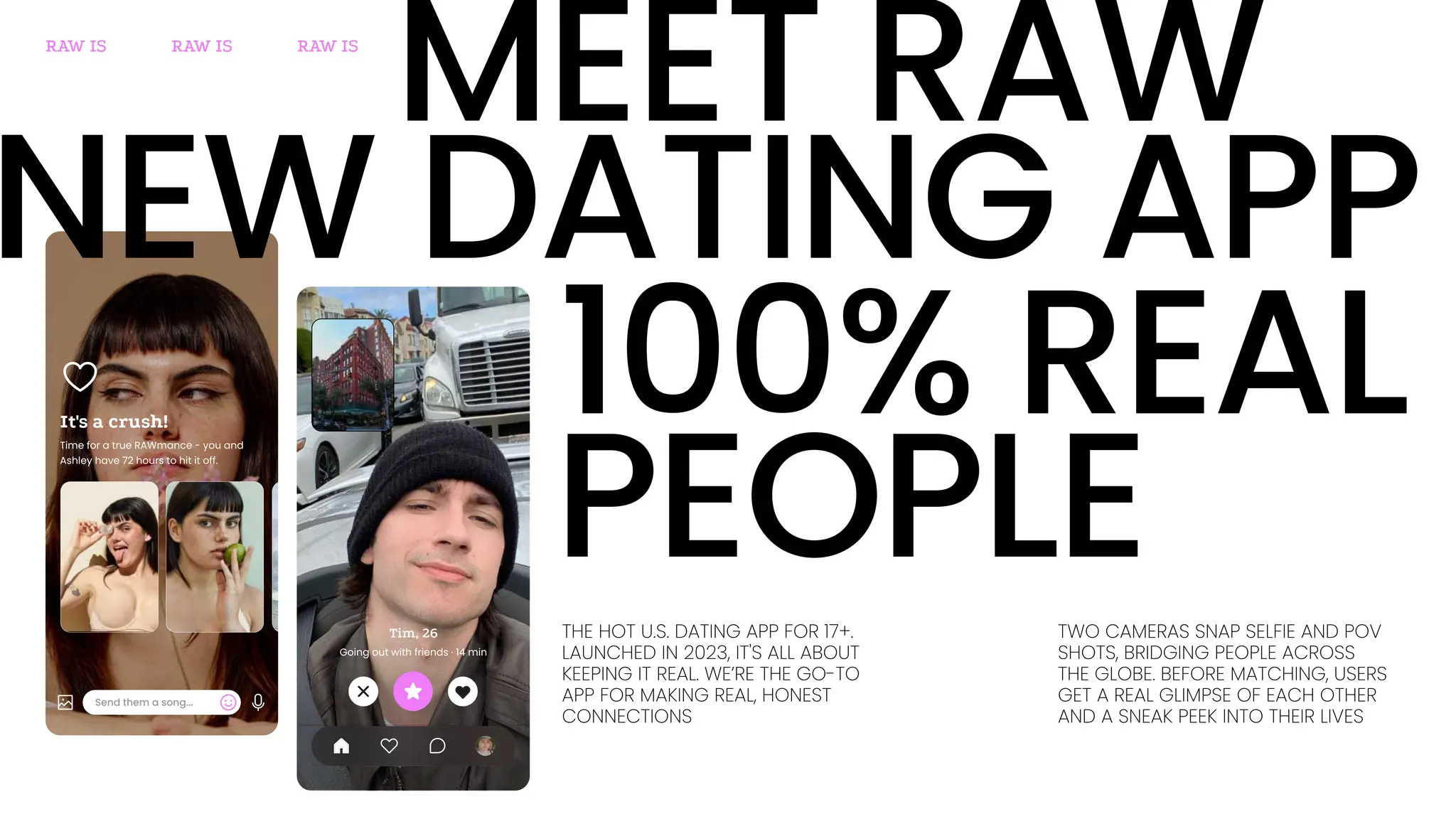 Pitch Deck Teardown: RAW Dating App's $3M Angel deck | PDF