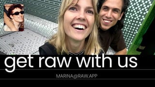 Pitch Deck Teardown: RAW Dating App's $3M Angel deck | PDF