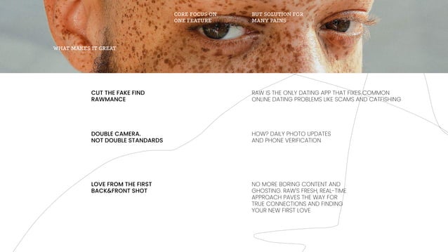 Pitch Deck Teardown: RAW Dating App's $3M Angel deck | PDF