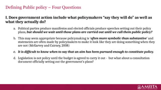 PDT - Introduction to Public Policy & Design Thinking | PPTX