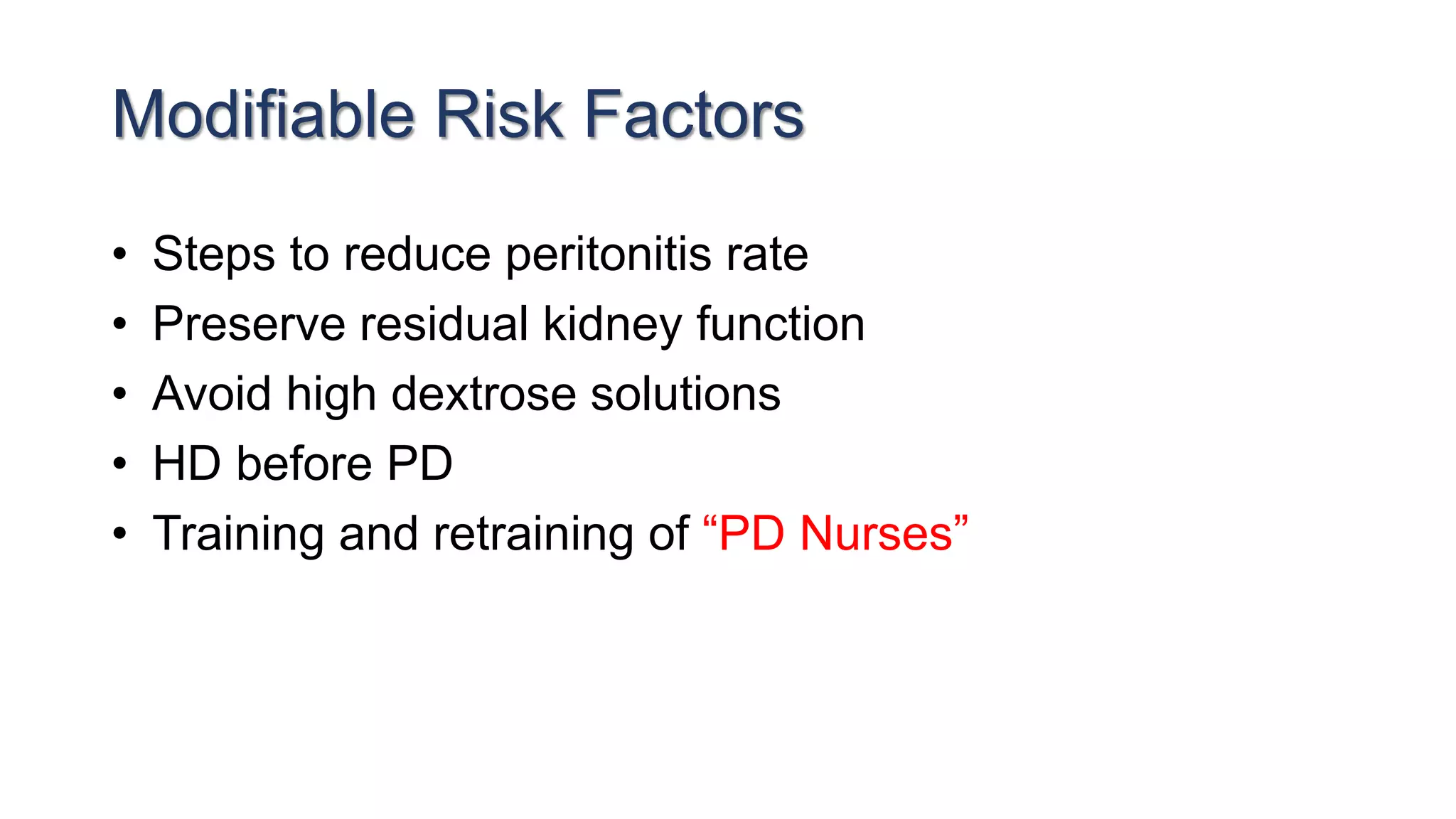 PD Technique Failure.pptx | Diseases and Conditions | Medical Health