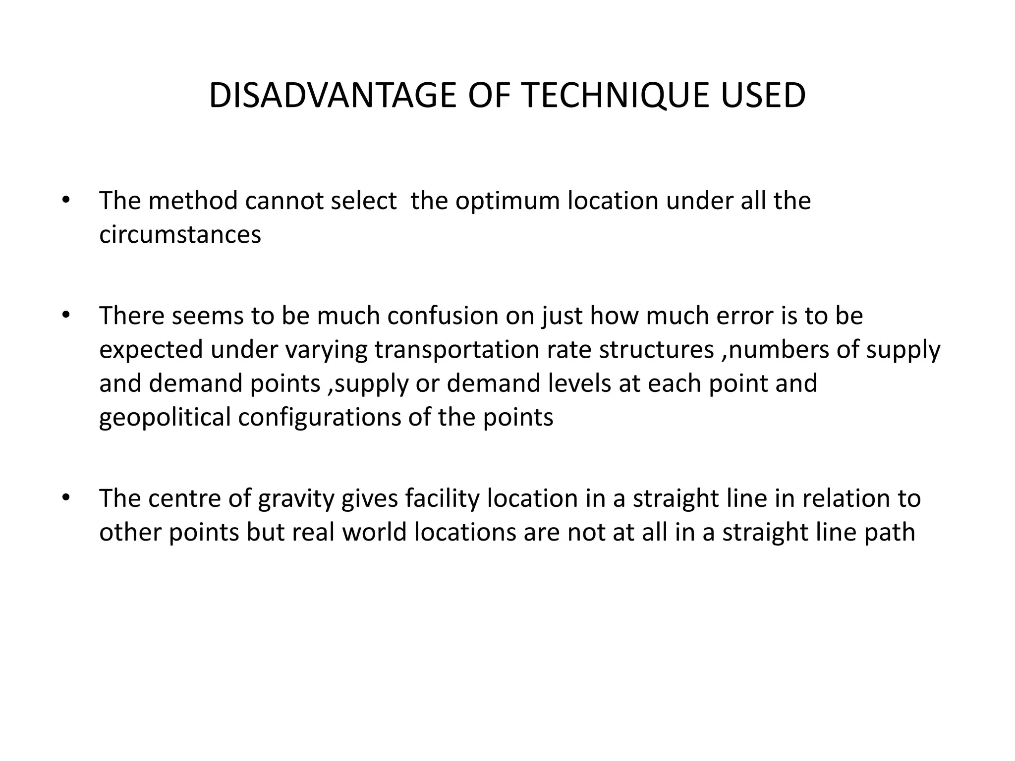 Facility location | PPTX