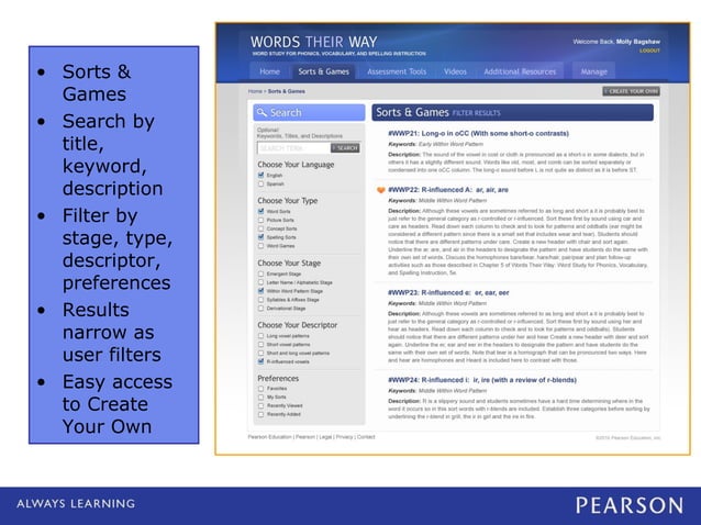 PDToolkit for Words Their Way | PPT