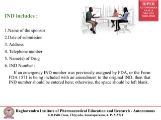 Investigated New Drug Application (IND) | PPTX