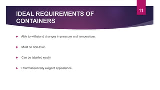 Packaging materials : Selection & Evaluation | PPTX