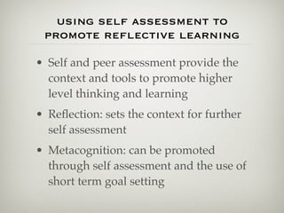 Reflective learning | KEY