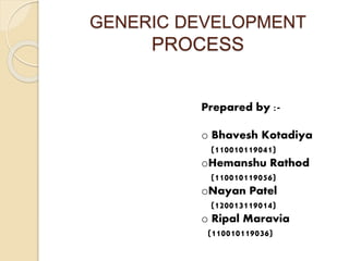 Generic Product Development Process | PPTX