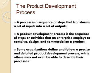 Generic Product Development Process | PPTX
