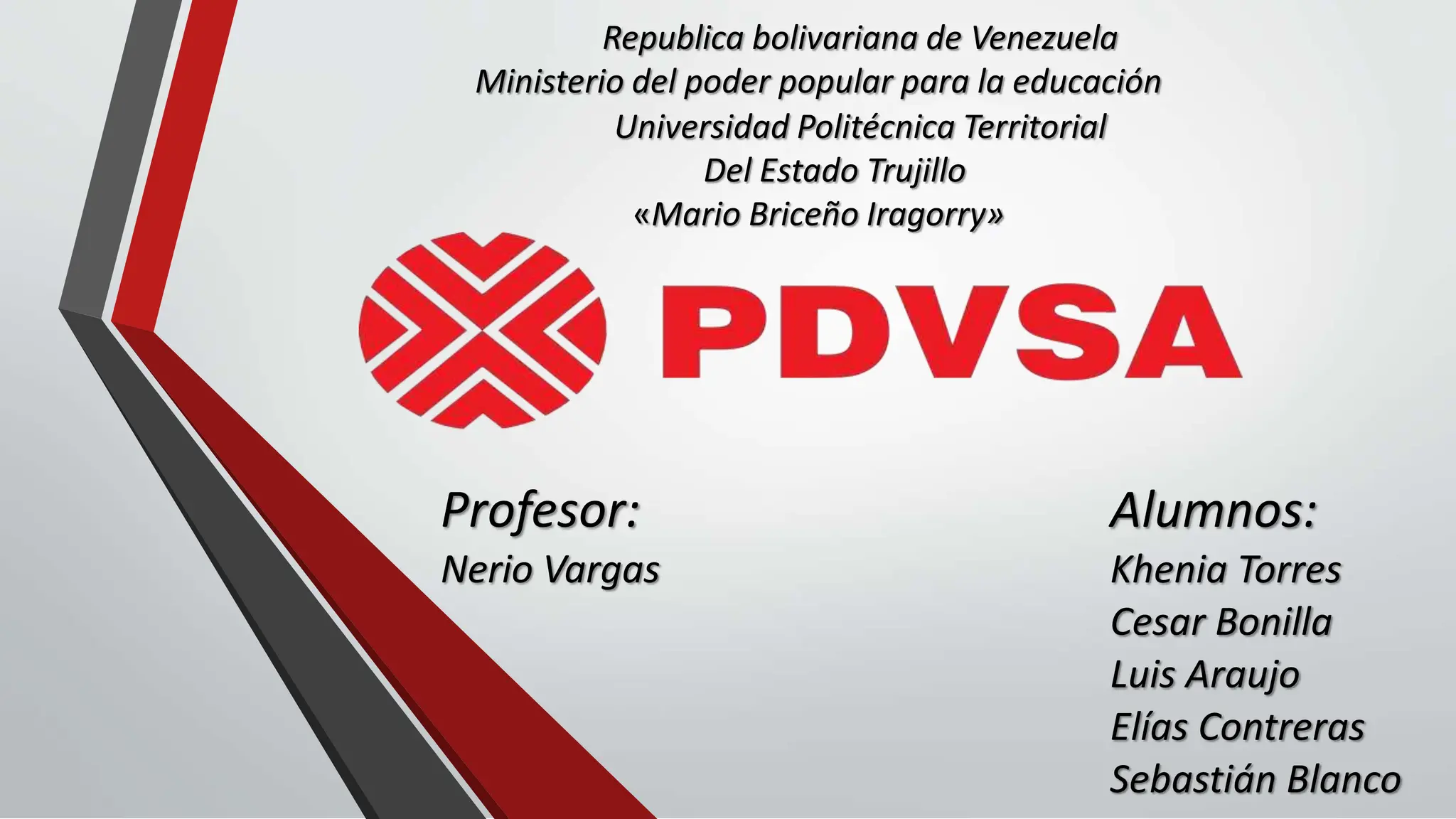 pdvsa y su organización,, directiva y historia | PPTX