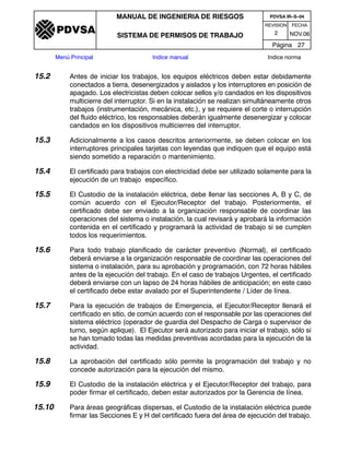 Pdvsa norma ir_s_04_sistemas_de_permisos_de_trabajo | PDF