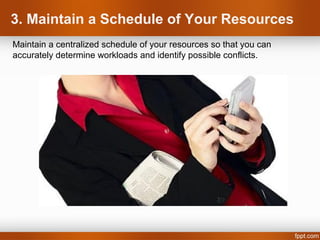 Top 10 Tips for Effective Resource Management! | PPT
