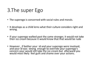 Psychoanalytic theory | PPTX