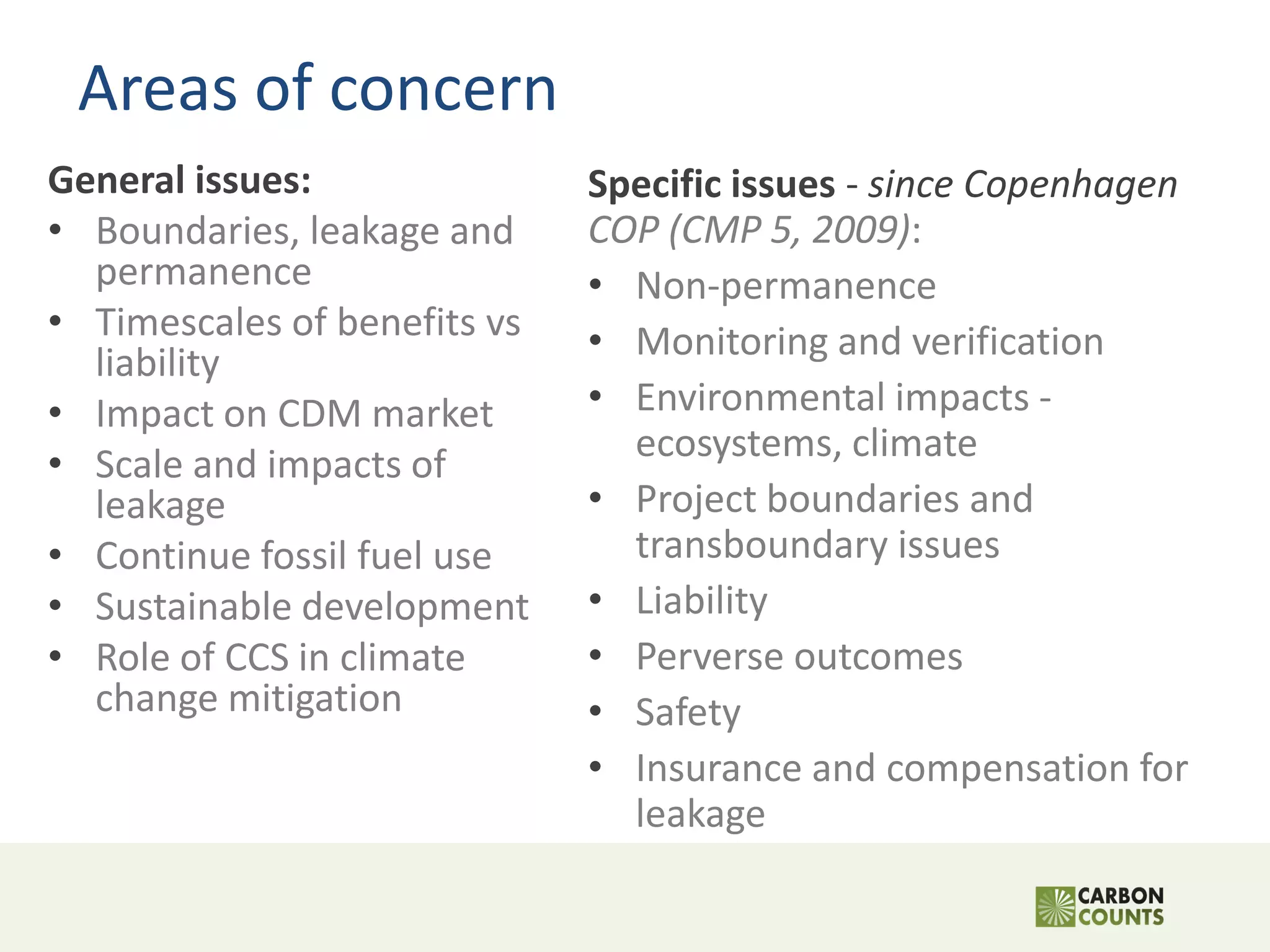 CCS in the clean development mechanism (CDM) | PDF