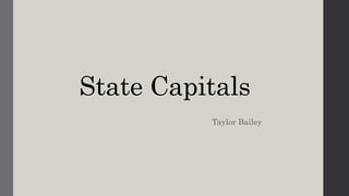 State Capitals Powerpoint | PPTX