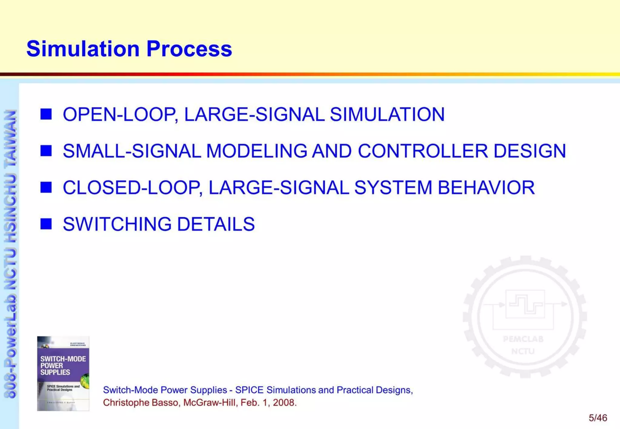 Computer Simulation of Switching Converters | PPT