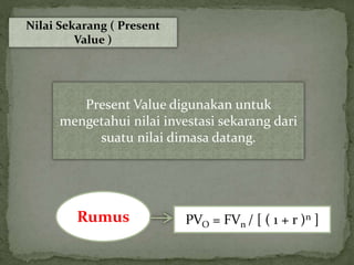 Nilai Waktu dari Uang | PPTX