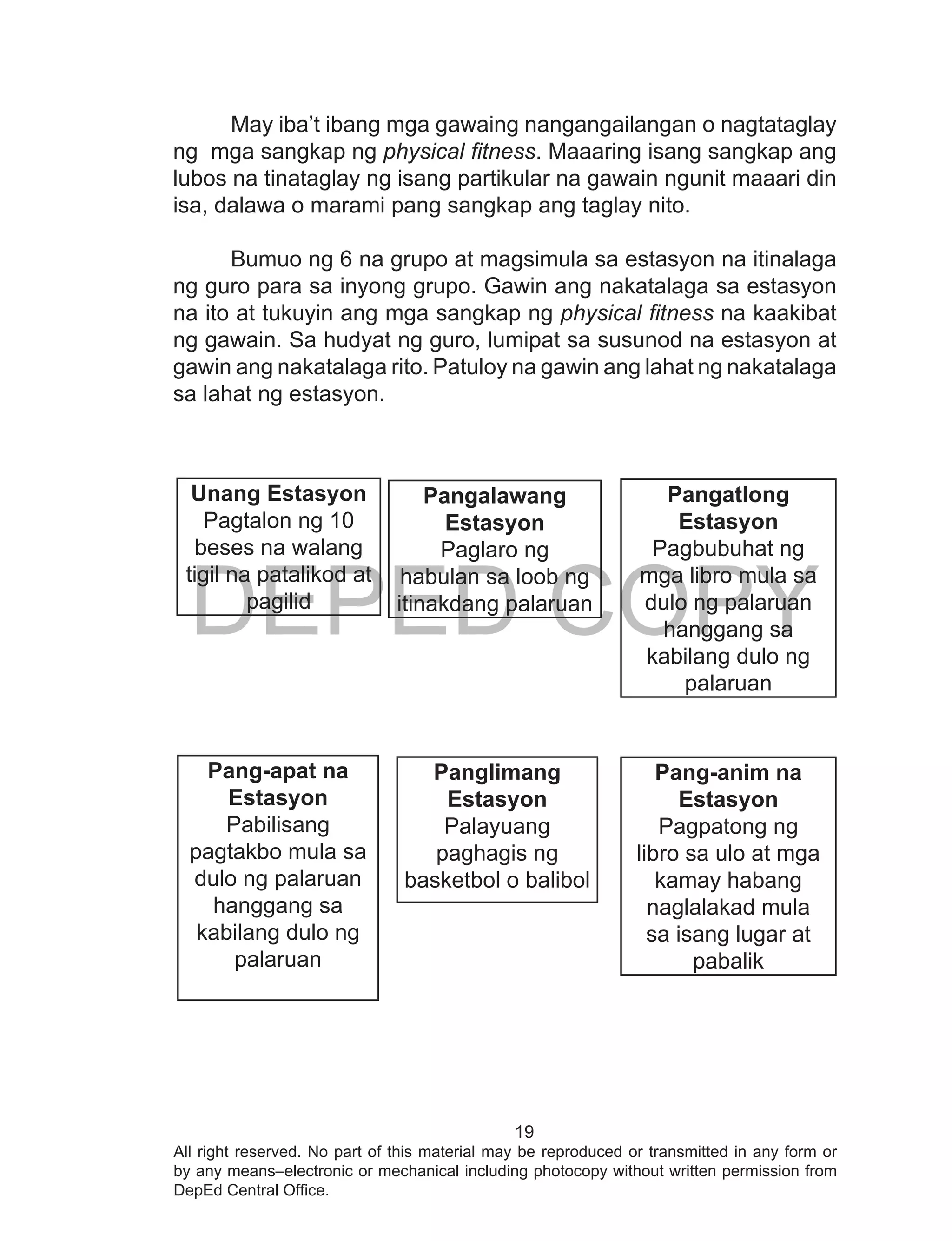 K TO 12 GRADE 4 LEARNER’S MATERIAL IN PHYSICAL EDUCATION (Q1-Q4) | PDF