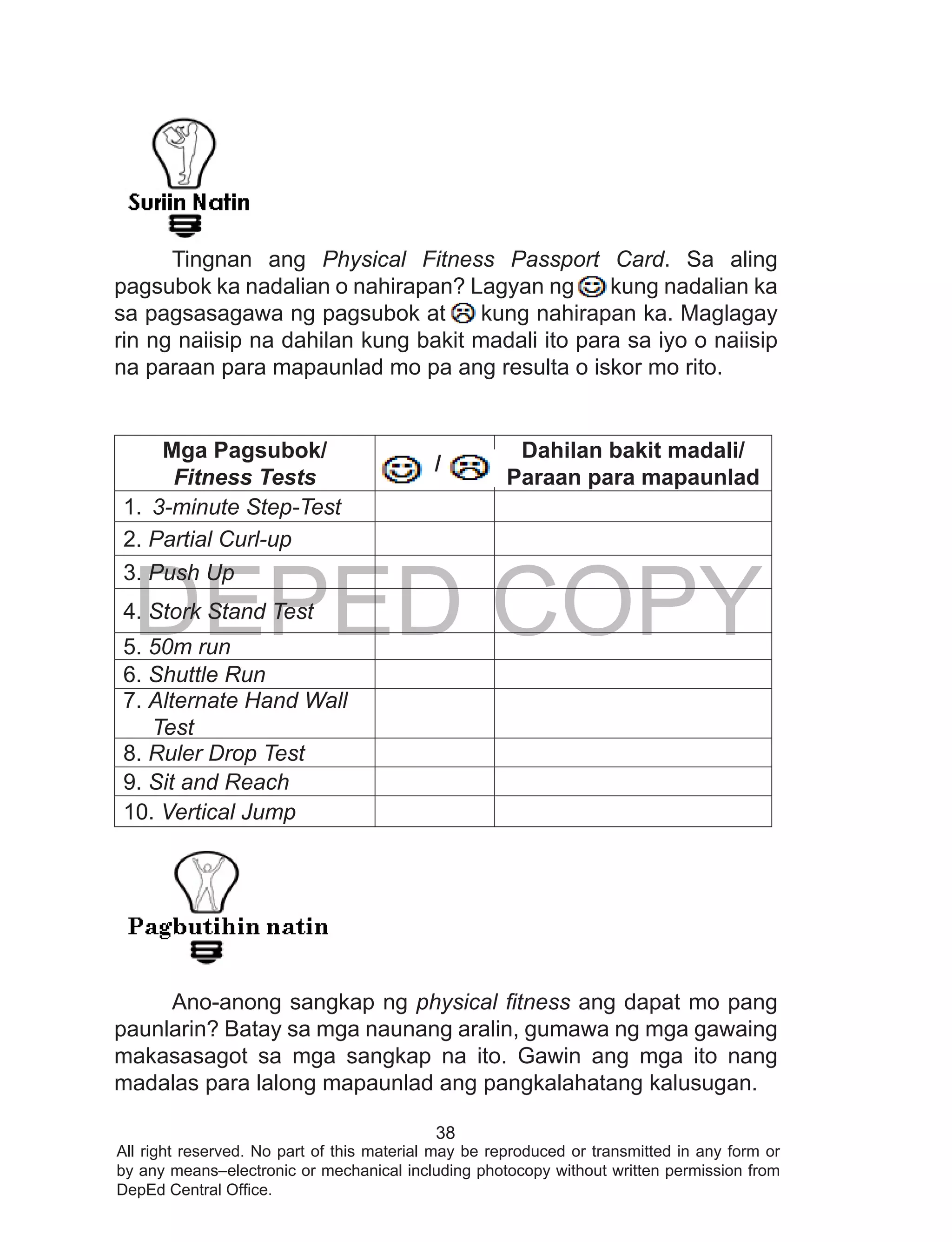 K TO 12 GRADE 4 LEARNER’S MATERIAL IN PHYSICAL EDUCATION (Q1-Q4) | PDF