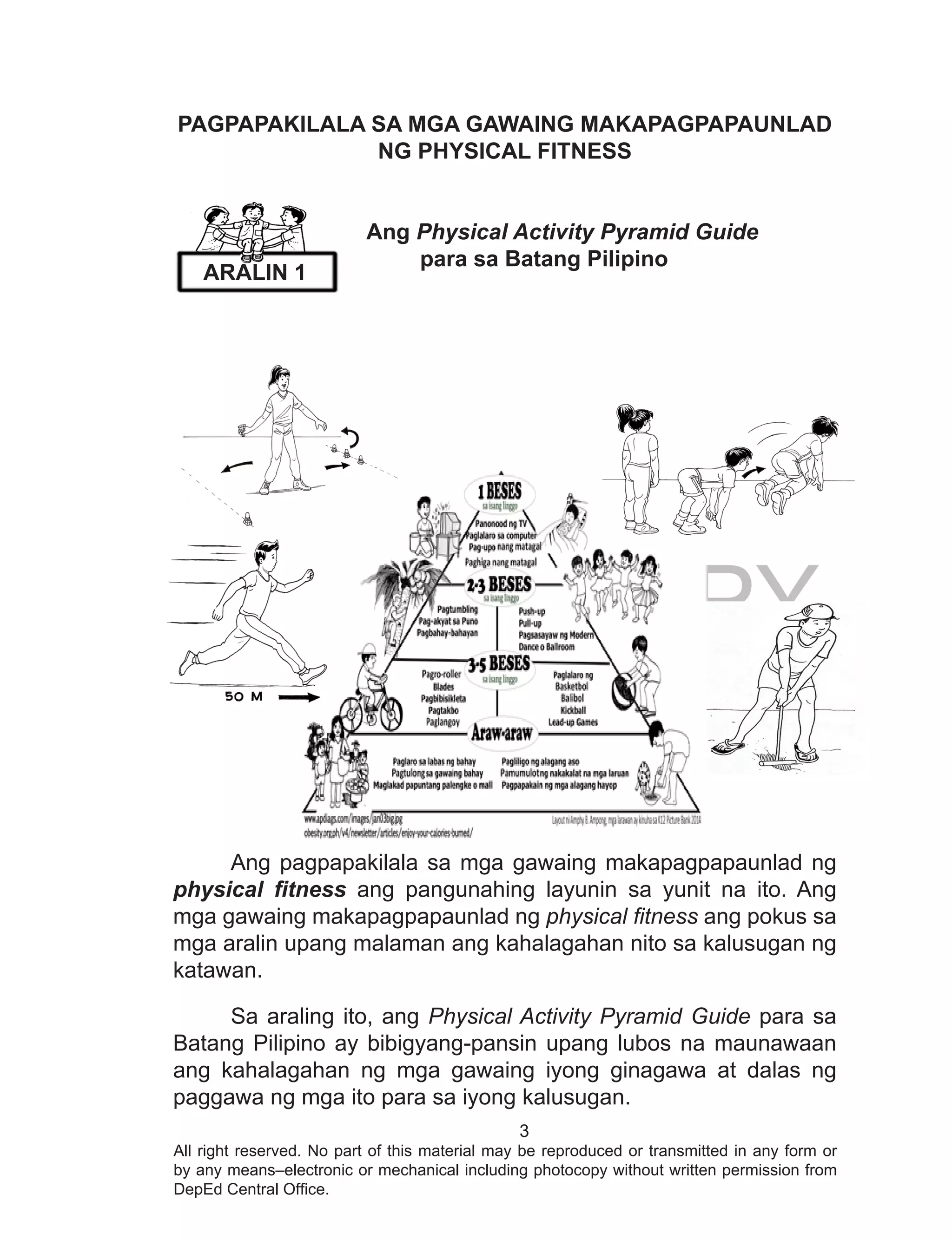 K TO 12 GRADE 4 LEARNER’S MATERIAL IN PHYSICAL EDUCATION (Q1-Q4) | PDF