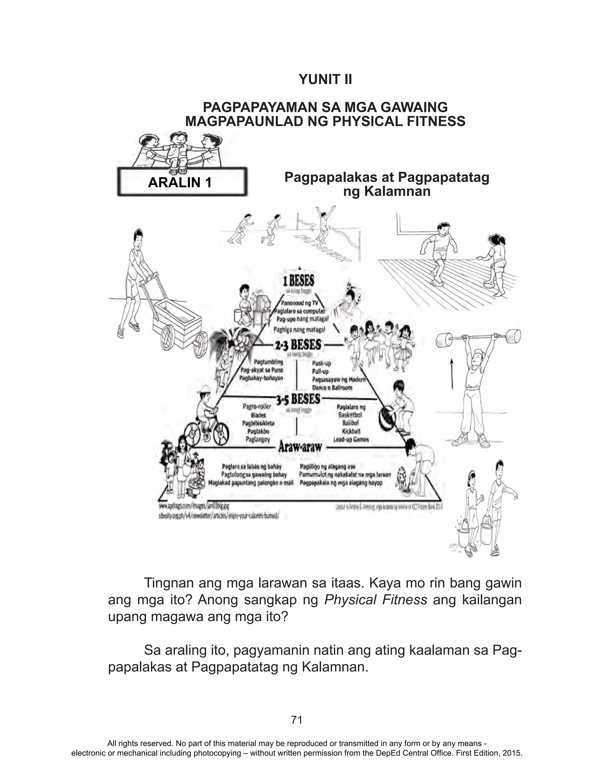 K TO 12 GRADE 4 LEARNER’S MATERIAL IN PHYSICAL EDUCATION (Q1-Q4) | PDF