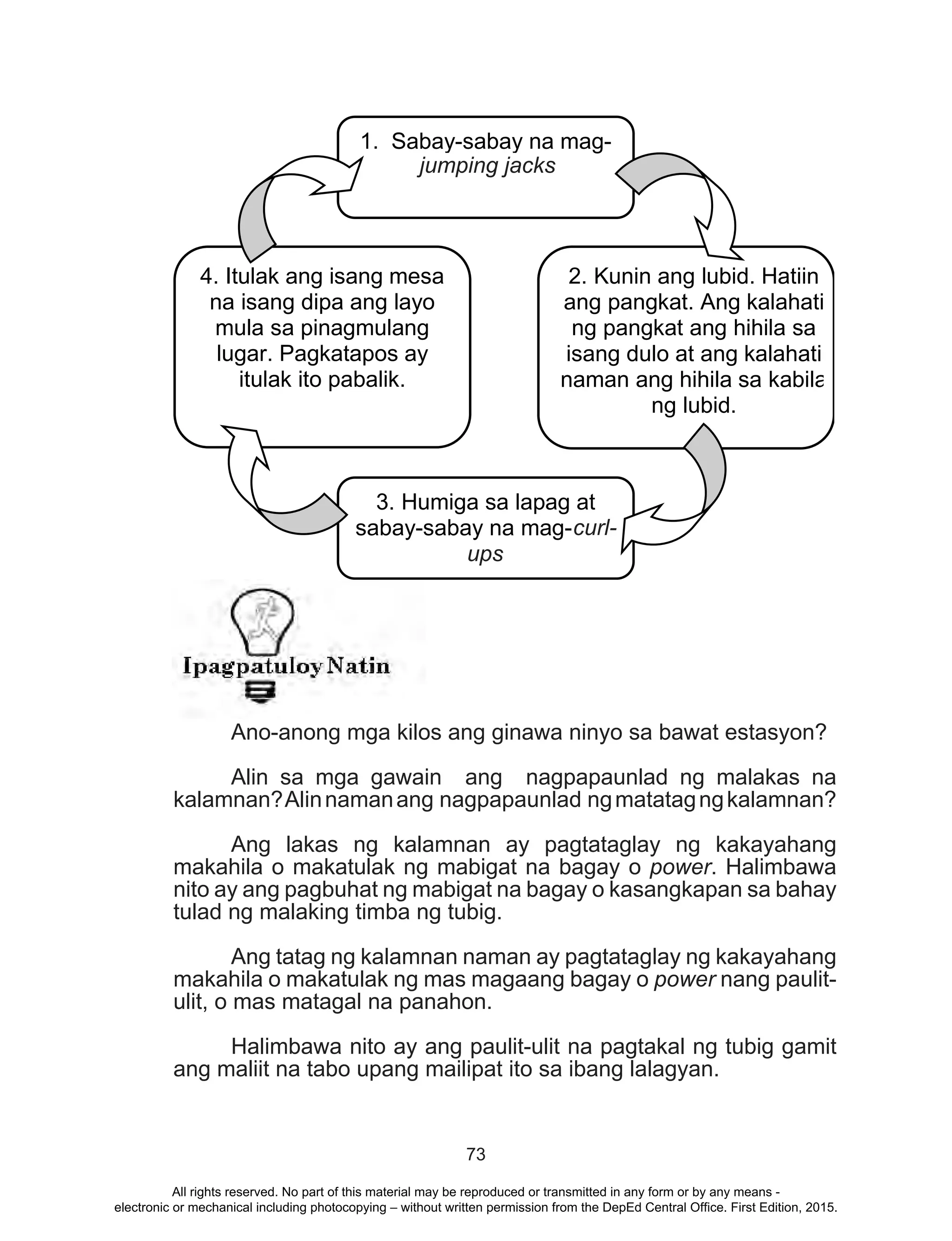 K TO 12 GRADE 4 LEARNER’S MATERIAL IN PHYSICAL EDUCATION (Q1-Q4) | PDF