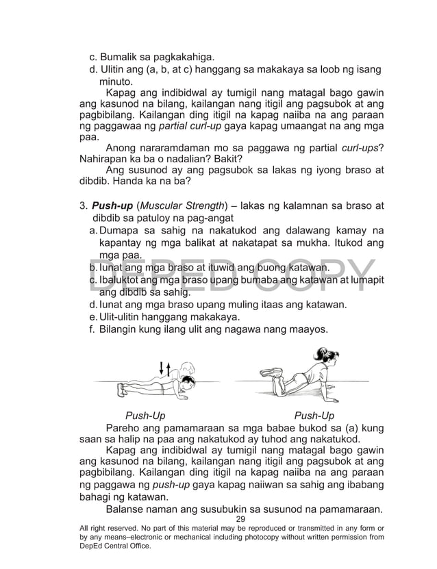 K TO 12 GRADE 4 LEARNER’S MATERIAL IN PHYSICAL EDUCATION (Q1-Q4) | PDF