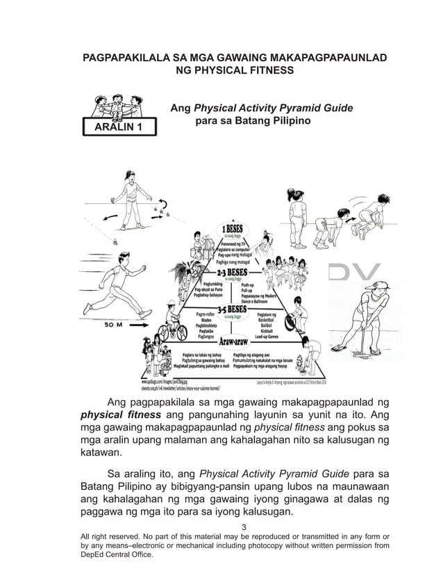 K TO 12 GRADE 4 LEARNER’S MATERIAL IN PHYSICAL EDUCATION (Q1-Q4) | PDF