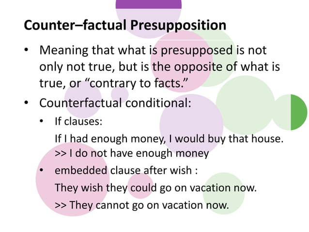 Presupposition And Entailment | PPTX | Science