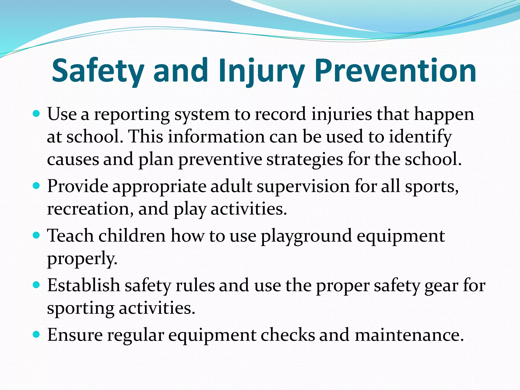 Identifying School and Community Resources in case of Injury or ...