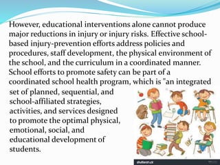 Identifying School and Community Resources in case of Injury or ...
