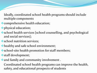 Identifying School and Community Resources in case of Injury or ...
