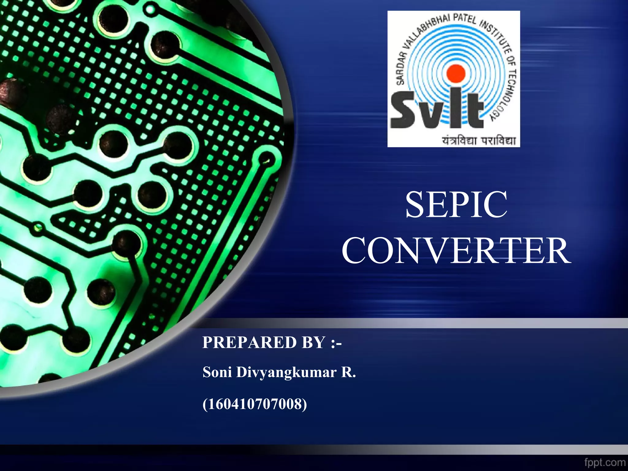 SEPIC CONVERTER | PPT