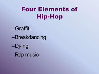 Hip Hop PowerPoint Presentation | PPTX