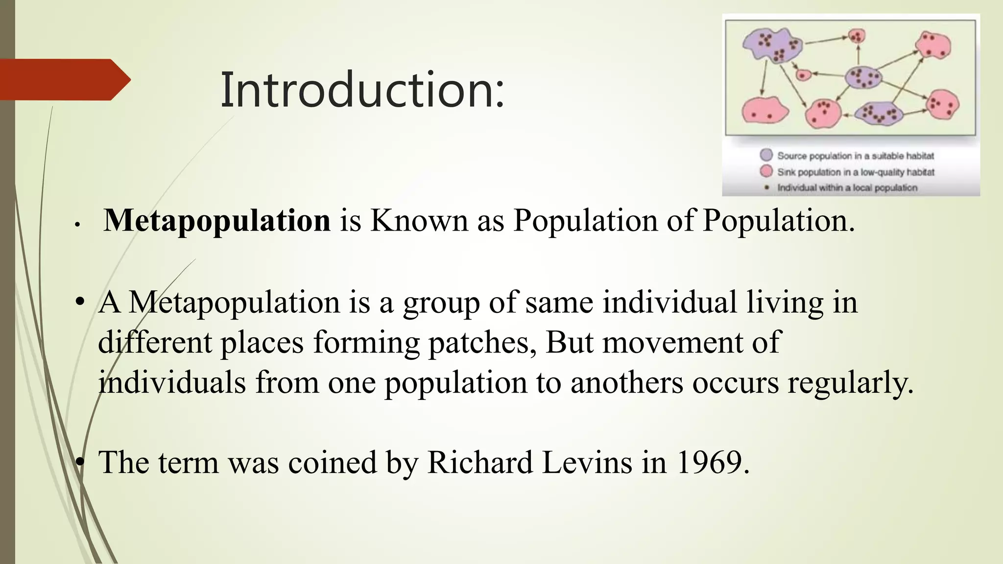 Metapopulation | PPTX
