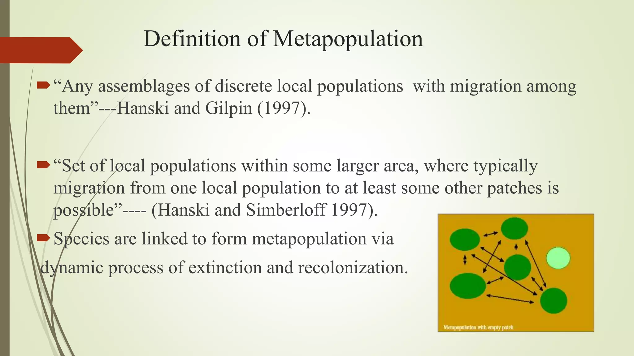 Metapopulation | PPTX