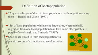 Metapopulation | PPTX