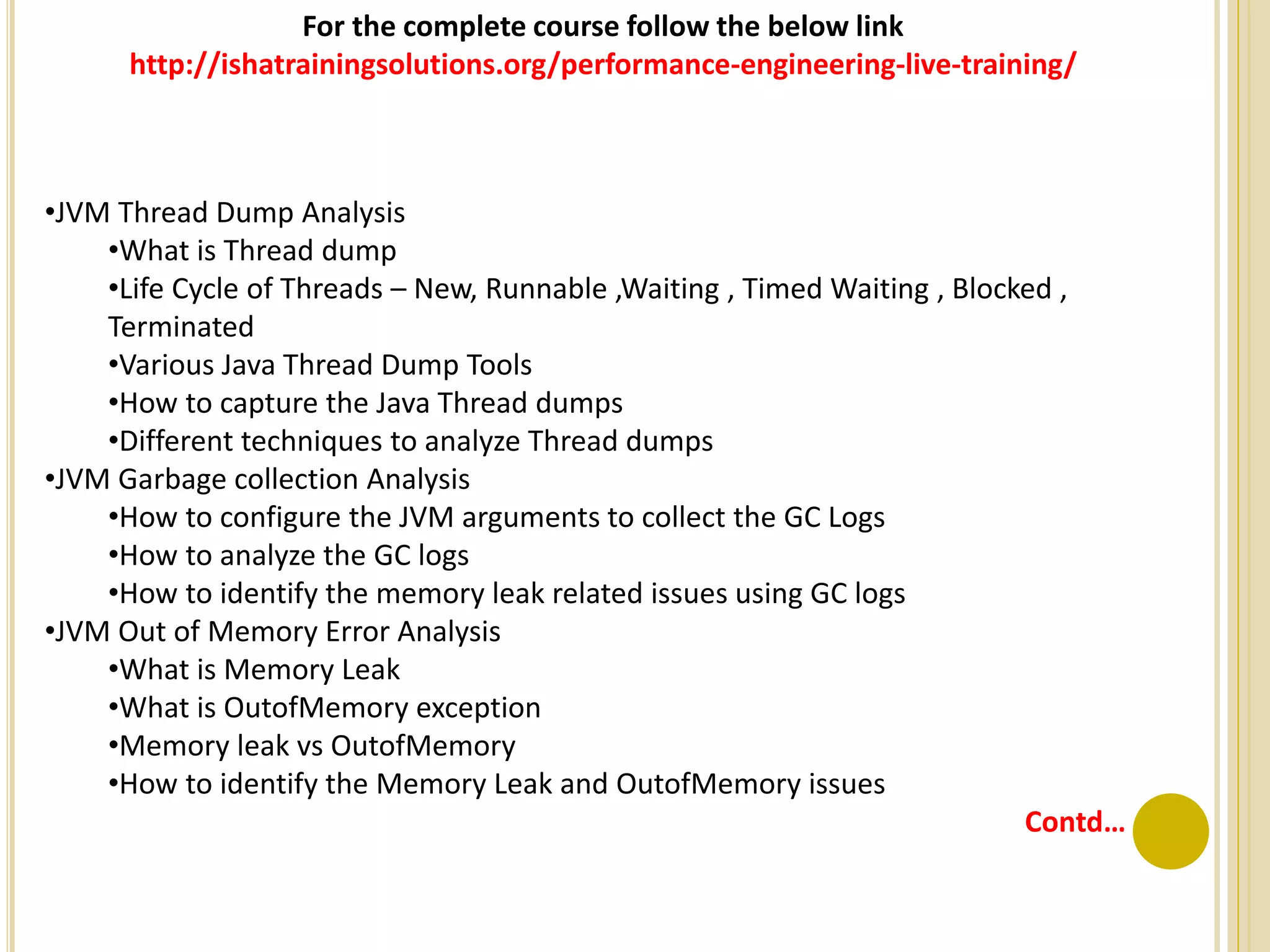 Performance Engineering | PPTX