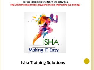 Performance Engineering | PPTX