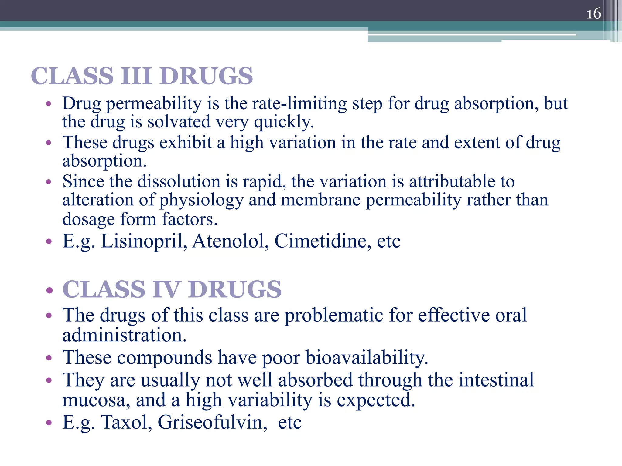 Biopharmaceutical Classification System | PPTX