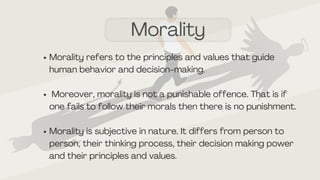 Morality and law of professional ethics. Pdf | PPT